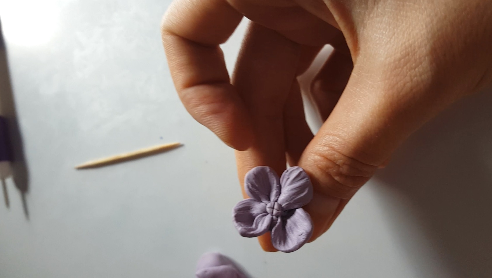 polymer clay hydrangea flower – DYI step by step tutorial | FIMO DIY