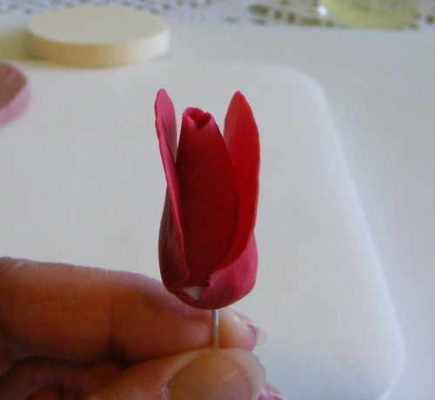 Polymer clay rose tutorial