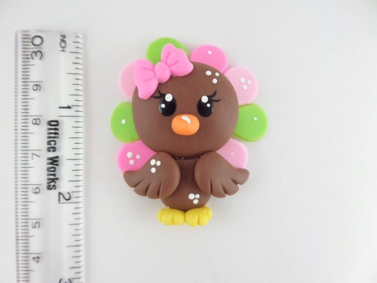 Polymer clay turkey - FIMO DIY