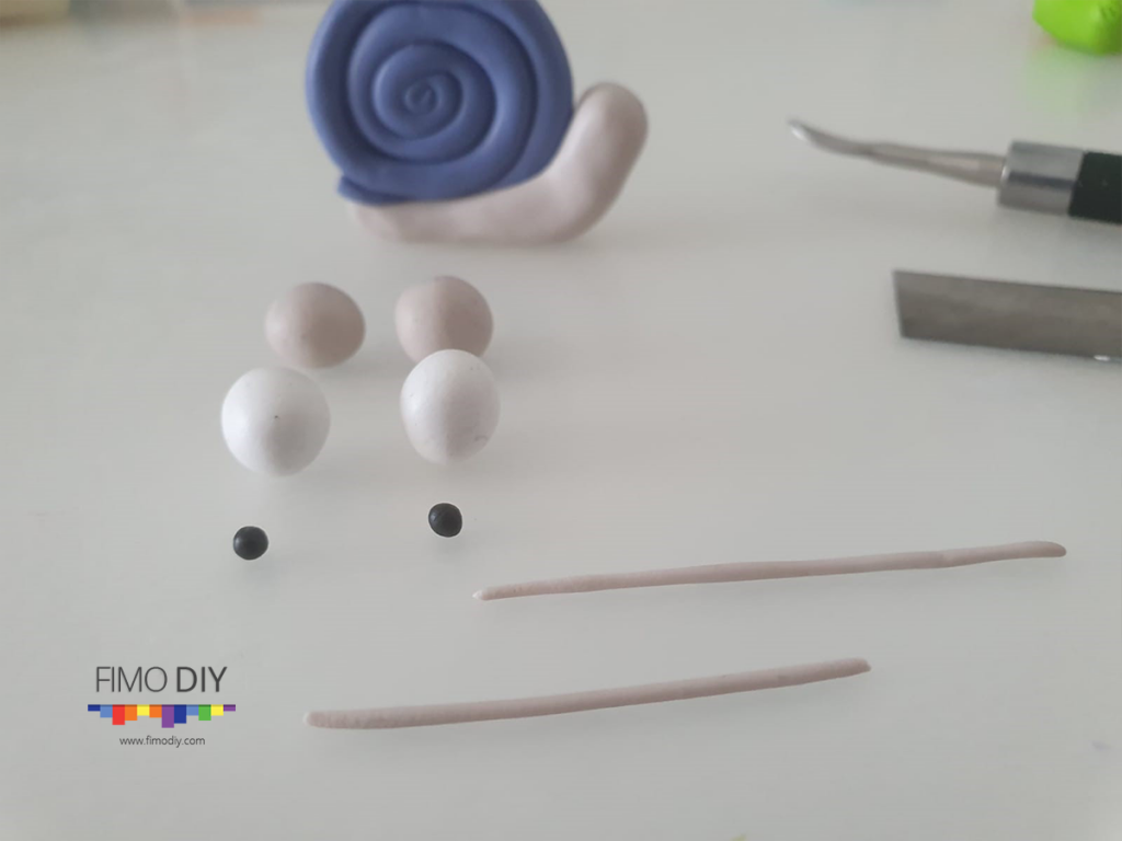 Polymer clay snail tutorial | FIMO DIY