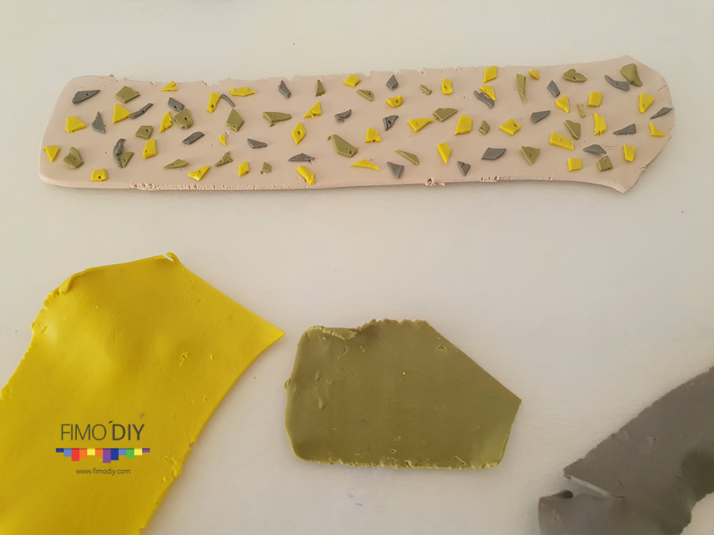 How to make a polymer clay geometrical pattern - FIMO DIY
